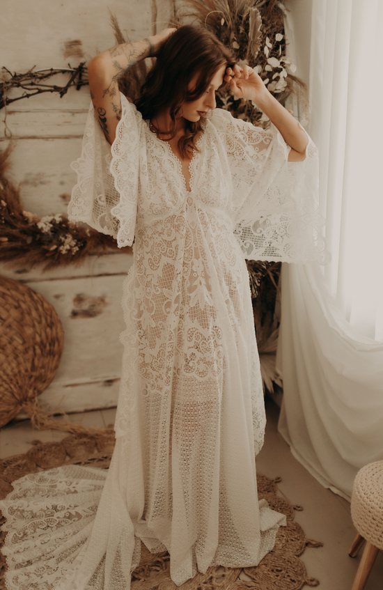 lace boho dresses